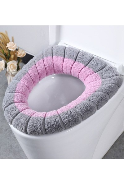 Schulzz Tuvalet Klozet Kapağı Için Yıkanabilir Yumuşak Kumaş Ped - Toilet Seats Pad Pembe-Gri Schulzz Tuvalet Klozet Kapağı Için Yıkanabilir Yumuşak Kumaş Ped - Toilet Seats Pad Pembe-Gri