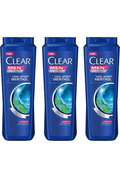 Clear Men Cool Sport Menthol Kepeğe Karşı Etkili Şampuan 600 ml X3 Adet Clear Men Cool Sport Menthol Kepeğe Karşı Etkili Şampuan 600 ml X3 Adet