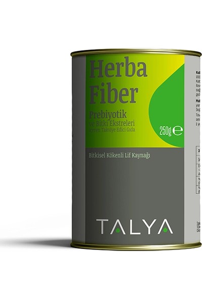 Talya Herbafiber Bitkisel Kökenli Lif Kaynağı Prebiyotik