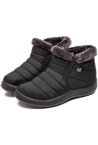 Jessieyou Mall Kadınlar İçin Su Geçirmez 9 cm Topuk Çizmeleri (Yurt Dışından)