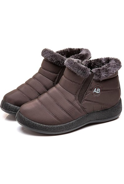 Jessieyou Mall Kadınlar İçin Su Geçirmez 9 cm Topuk Çizmeleri (Yurt Dışından)