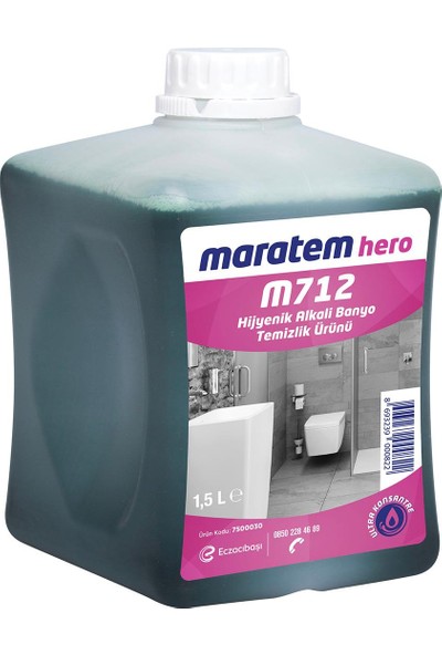Maratem M712 Banyo Temizleyici Alkali 1500 ml