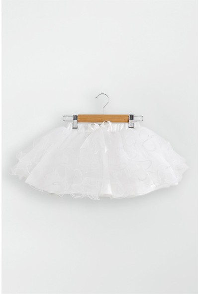 Molishion Kız Bebek Çocuk Inci Detaylı Astarlı Kabarık Karnaval Tütü Etek(Beyaz) Molishion Kız Bebek Çocuk Inci Detaylı Astarlı Kabarık Karnaval Tütü Etek(Beyaz)