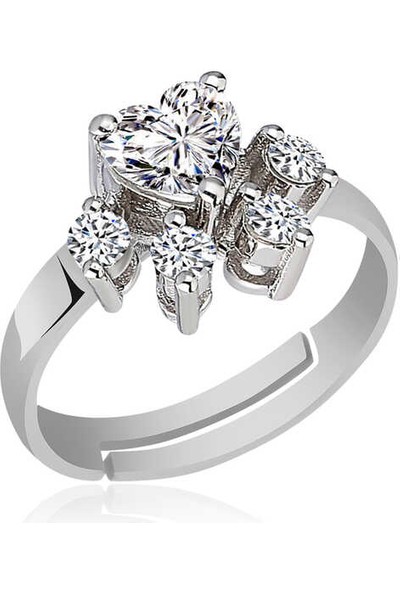 Gumush Gümüş Beyaz Kedi Patisi Yüzük