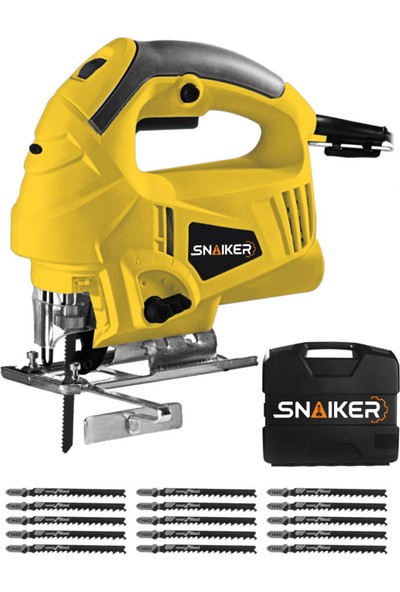 Snaiker Alman 4000 Watt Lazerli 6 Kademe Devir Ayarli Dekupaj Testere Metal Şanzuman + 15 Adet Uç Hediyeli Snaiker Alman 4000 Watt Lazerli 6 Kademe Devir Ayarli Dekupaj Testere Metal Şanzuman + 15 Adet Uç Hediyeli