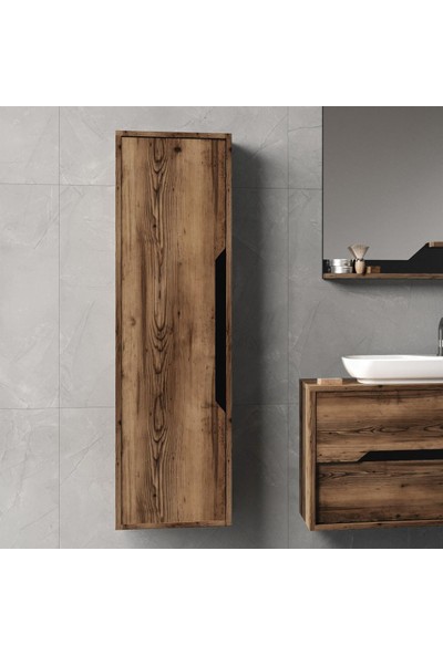 Orka Galia 40 cm Mdf Lidya Banyo Boy Çamaşır Dolabı