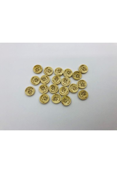Ozan Tuhafiye Ahşap Çapa Çizimli Düğme 1.5 cm 20 Adet Ozan Tuhafiye Ahşap Çapa Çizimli Düğme 1.5 cm 20 Adet