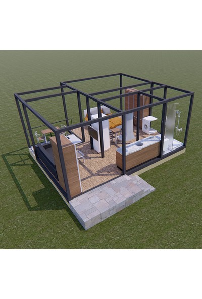 Can Mimarlık Ergonomik Hafif Çelik Konut