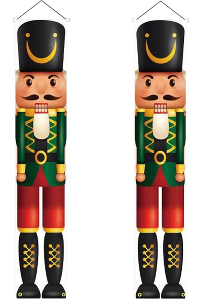 Baosity 2x Fındıkkıran Bannerlar Kapı Perde Sundurma Işareti Çiftlik Evi Parti Kapalı Stil Için 2