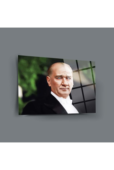 Srd Concept Atatürk 44 Cam Tablo-Atatürk Tablosu