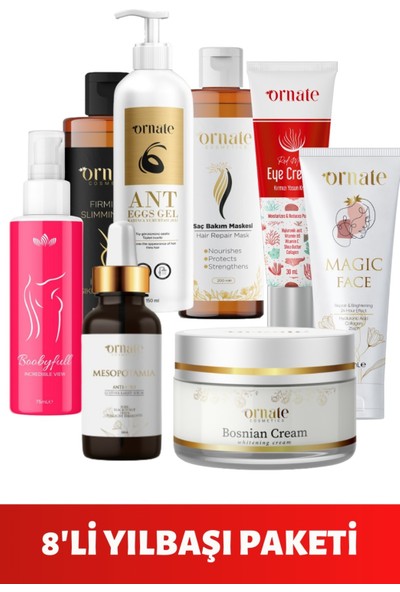 Ornate Cosmetıcs Ornate Vücut ve Yüz Bakım SETI68128382855