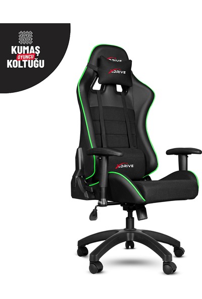 Xdrive Toryum Oyuncu Koltuğu Yeşil/siyah