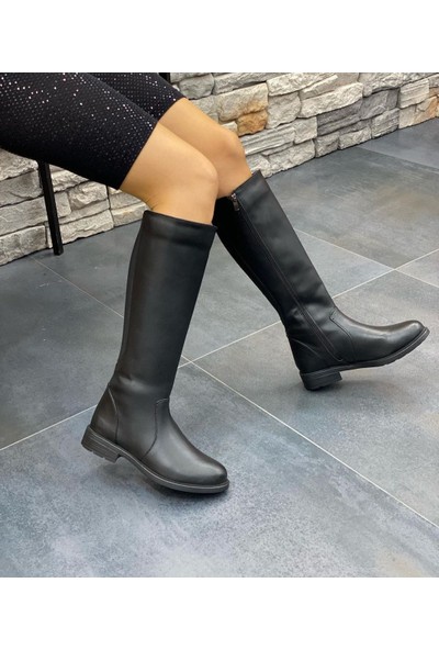 Markshoe Siyah Kadın Çizme