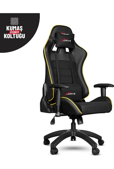 Xdrive Toryum Oyuncu Koltuğu Sarı/siyah Xdrive Toryum Oyuncu Koltuğu Sarı/siyah