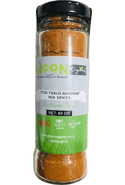 Moon Organik Özel Moon Yeditürlü Baharat / Special Moon 7 Mix Spices