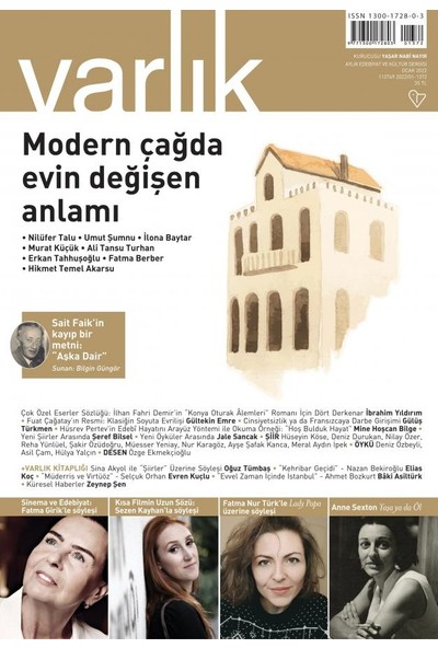 Varlık Dergisi - Ocak 2022 Varlık Dergisi - Ocak 2022