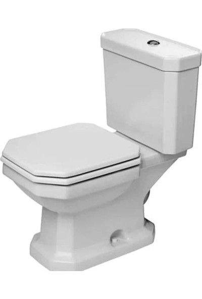 Duravit Takım Klozet 1930 Seri Klasik Sifon Yapılı, Rezervuar Hariç, Taharetli, Dikey Çıkışlı, 6 Lt 0227310075 Duravit Takım Klozet 1930 Seri Klasik Sifon Yapılı, Rezervuar Hariç, Taharetli, Dikey Çıkışlı, 6 Lt 0227310075