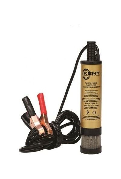 Kent 12 Volt Mazot Aktarma Pompası, Dc Sintine Pompası 42 mm Dış Çap MAP01