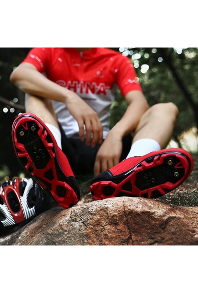 SITONG Kırmızı Bisiklet Ayakkabı Dönen Toka (Yurt Dışından)