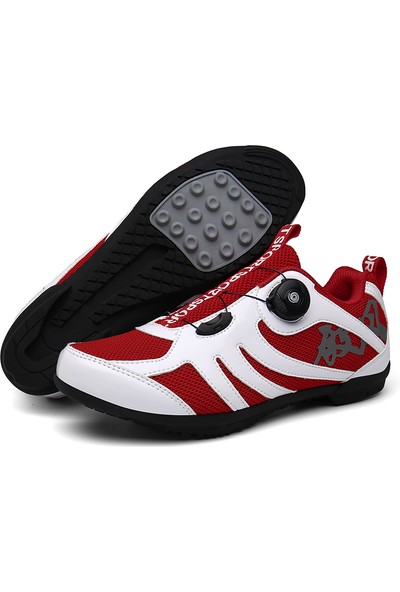 SITONG Beyaz Kırmızı Bisiklet Ayakkabıları Döndür (Yurt Dışından) SITONG Beyaz Kırmızı Bisiklet Ayakkabıları Döndür (Yurt Dışından)