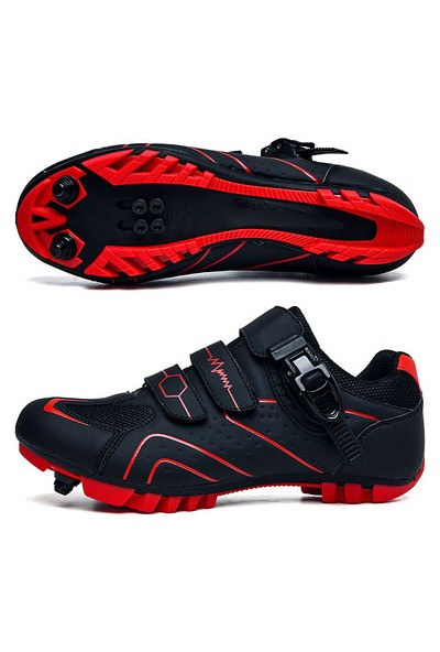 SITONG Siyah Kırmızı Bisiklet Ayakkabı (Yurt Dışından) SITONG Siyah Kırmızı Bisiklet Ayakkabı (Yurt Dışından)