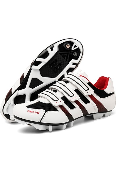 SITONG Beyaz Kırmızı Bisiklet Ayakkabı (Yurt Dışından)