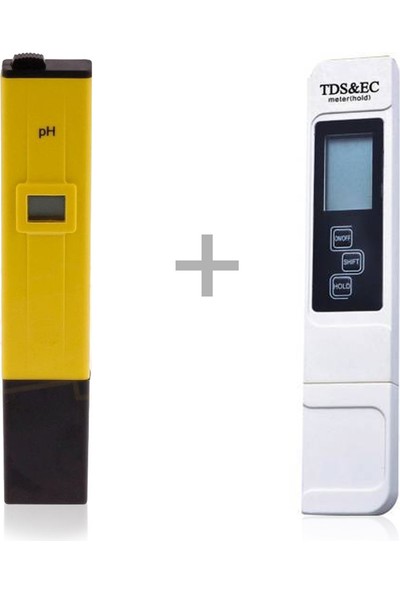Aek-Tech 0-14 Ph Metre ve Tds 0-9990 Ppm Iletkenlik Ölçer Seti