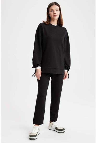 DeFacto Carrot Fit Cepli Krep Pantolon X6457AZ21CW DeFacto Carrot Fit Cepli Krep Pantolon X6457AZ21CW