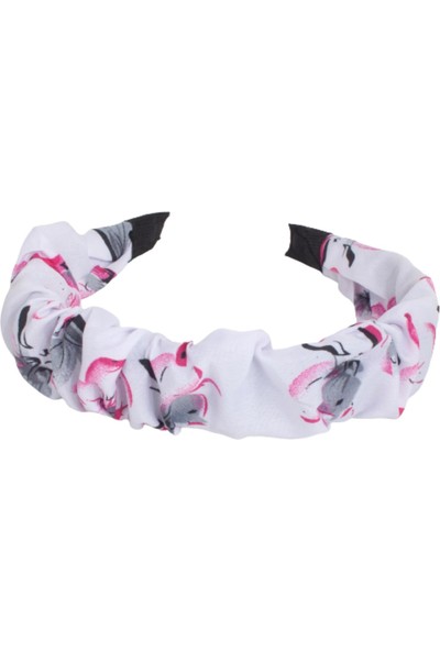 Afillix Concept Kt-Beyaz Çiçek Desen Taç