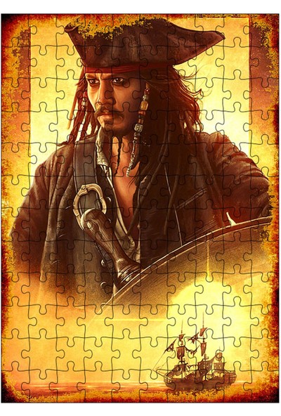Tablomega Ahşap Puzzel Jack Sparrow Gemisi 120 Parça 25*35 cm Tablomega Ahşap Puzzel Jack Sparrow Gemisi 120 Parça 25*35 cm