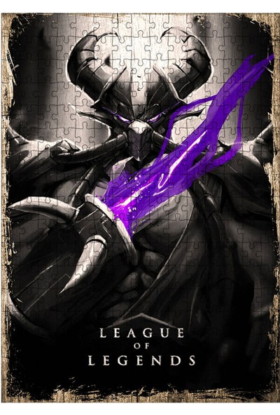 Tablomega Ahşap Puzzel Retro Kassadin League Of Legend 255 Parça 35*50 cm Tablomega Ahşap Puzzel Retro Kassadin League Of Legend 255 Parça 35*50 cm