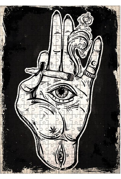 Tablomega Ahşap Puzzel Mistik El 255 Parça 35*50 cm