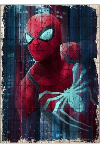 Tablomega Ahşap Puzzel Spider Man Örümcek Adam 120 Parça 25*35 cm Tablomega Ahşap Puzzel Spider Man Örümcek Adam 120 Parça 25*35 cm