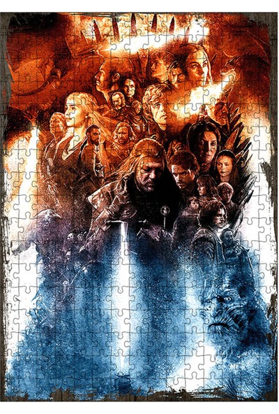 Tablomega Ahşap Puzzel Game Of Thrones Afiş 255 Parça 35*50 cm Tablomega Ahşap Puzzel Game Of Thrones Afiş 255 Parça 35*50 cm