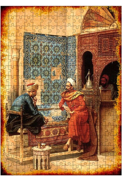 Tablomega Ahşap Puzzel Eski Tablo 500 Parça 50*70 cm Tablomega Ahşap Puzzel Eski Tablo 500 Parça 50*70 cm