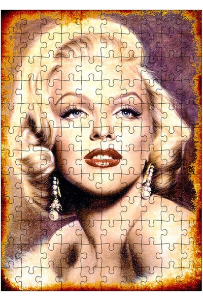 Tablomega Ahşap Puzzel Eskitilmiş Marilyn Monroe Posteri 120 Parça 25*35 cm Tablomega Ahşap Puzzel Eskitilmiş Marilyn Monroe Posteri 120 Parça 25*35 cm