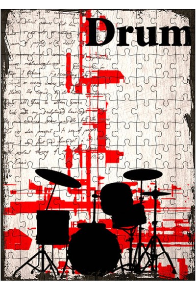 Tablomega Ahşap Puzzel Davul Temalı Afiş 120 Parça 25*35 cm