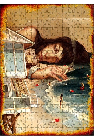 Tablomega Ahşap Puzzel Melankoli Tablosu 255 Parça 35*50 cm