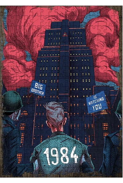 Tablomega Ahşap Puzzel 1984 Afiş 255 Parça 35*50 cm