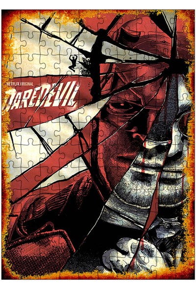 Tablomega Ahşap Puzzel Daredevil 120 Parça 25*35 cm