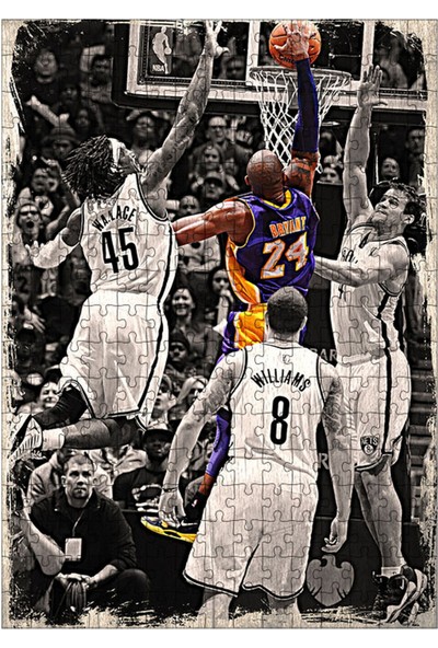 Tablomega Ahşap Puzzel Nba Basketbol 255 Parça 35*50 cm