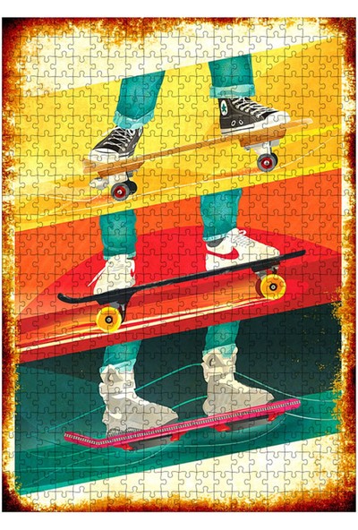 Tablomega Ahşap Puzzel Patent Çeşitleri 500 Parça 50*70 cm