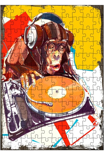 Tablomega Ahşap Puzzel Çarli ve Ses Kayıt 120 Parça 25*35 cm