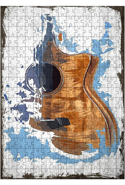 Tablomega Ahşap Puzzel Klasik Gitar Resmi 255 Parça 35*50 cm Tablomega Ahşap Puzzel Klasik Gitar Resmi 255 Parça 35*50 cm