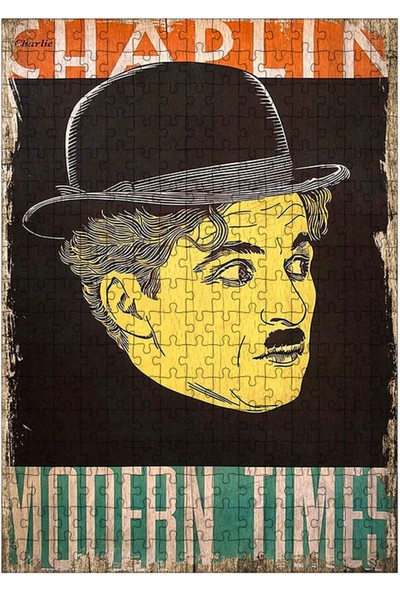 Tablomega Ahşap Puzzel Charlie Chaplin Modern Times 255 Parça 35*50 cm