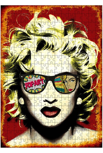 Tablomega Ahşap Puzzel Güneş Gözlüklü Kadın 255 Parça 35*50 cm