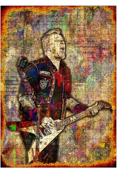 Tablomega Ahşap Puzzel Metallica James Hetfield 500 Parça 50*70 cm Tablomega Ahşap Puzzel Metallica James Hetfield 500 Parça 50*70 cm