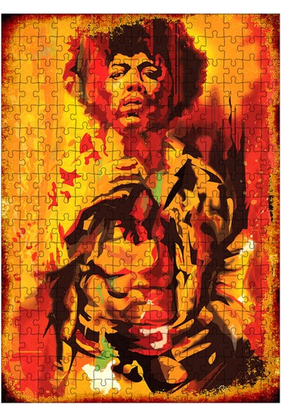 Tablomega Ahşap Puzzel Jimi Hendrix 255 Parça 35*50 cm