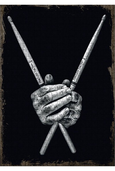 Tablomega Ahşap Puzzel El Stick 500 Parça 50*70 cm