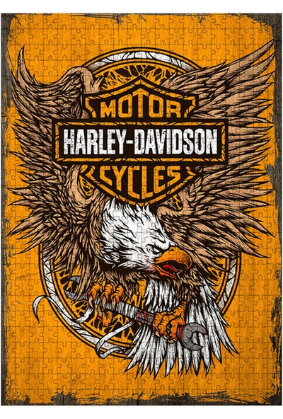 Tablomega Ahşap Puzzel Tamirci Herley Davidson Afişi 500 Parça 50*70 cm Tablomega Ahşap Puzzel Tamirci Herley Davidson Afişi 500 Parça 50*70 cm